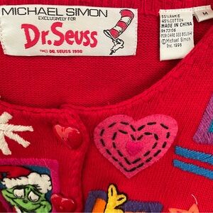 Michael Simon | Sweaters | Vintage Michael Simon Dr Seuss Grinch ...